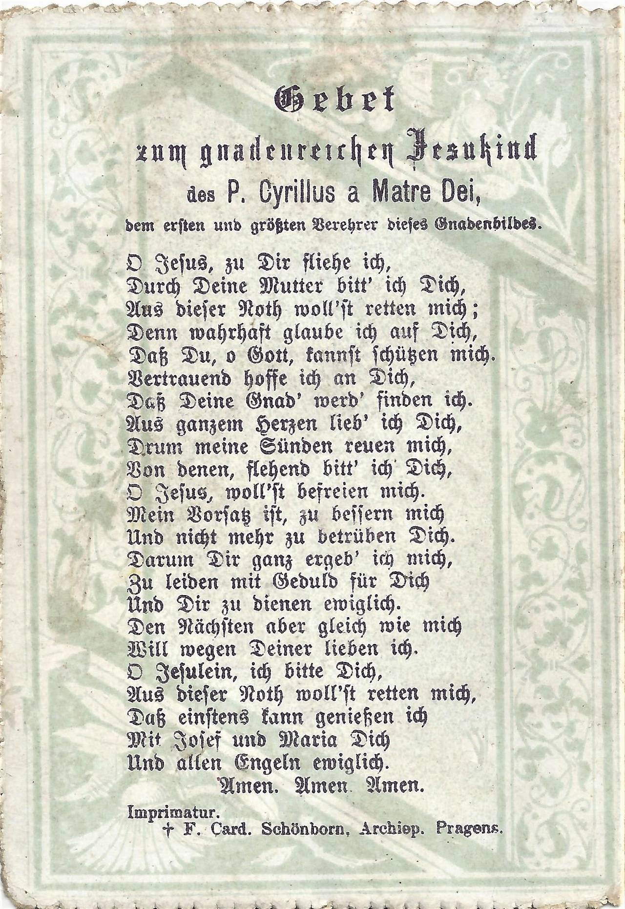 Das Prager Jesulein in der Kirche Maria vom Siege im Karmelitenkloster ...